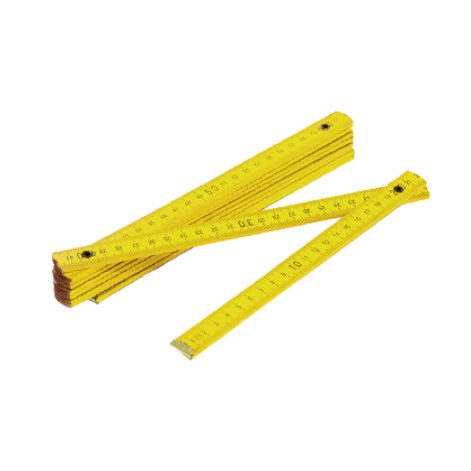 Double mètre en bois professionnel - Comptoir Hammami