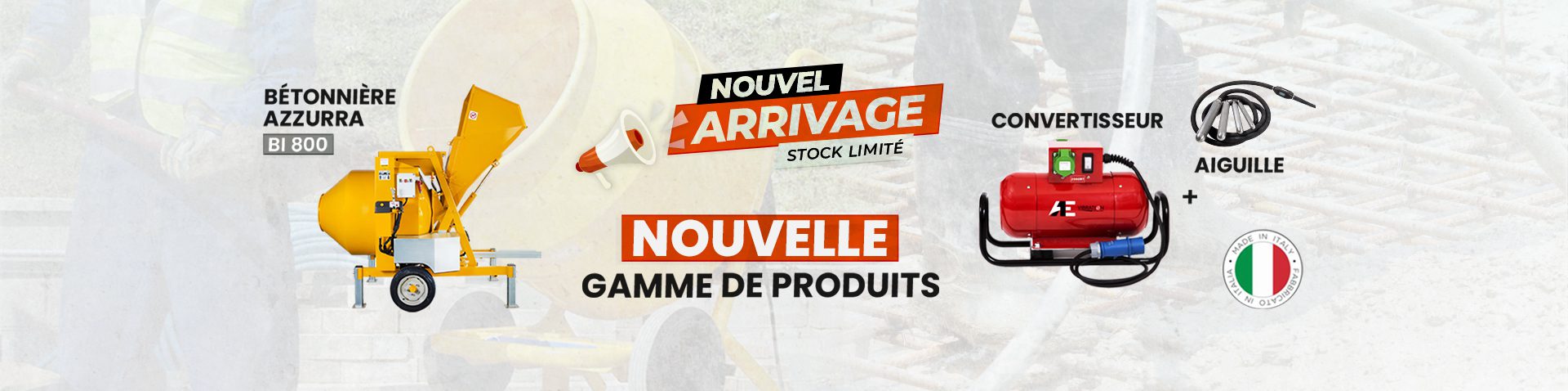 Vente des Matériaux de Construction en Tunisie - Comptoir Hammami